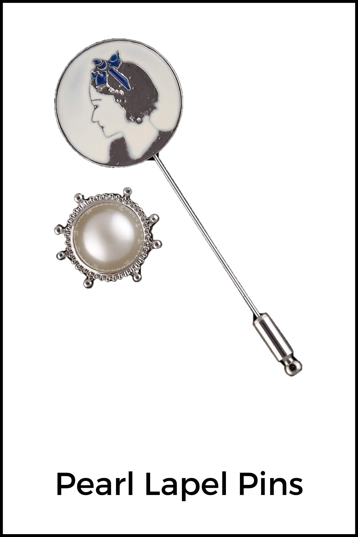 Buy Designer Diamond & Pearl Lapel Pin on Jhonea India – JHONEA ACCESSORIES