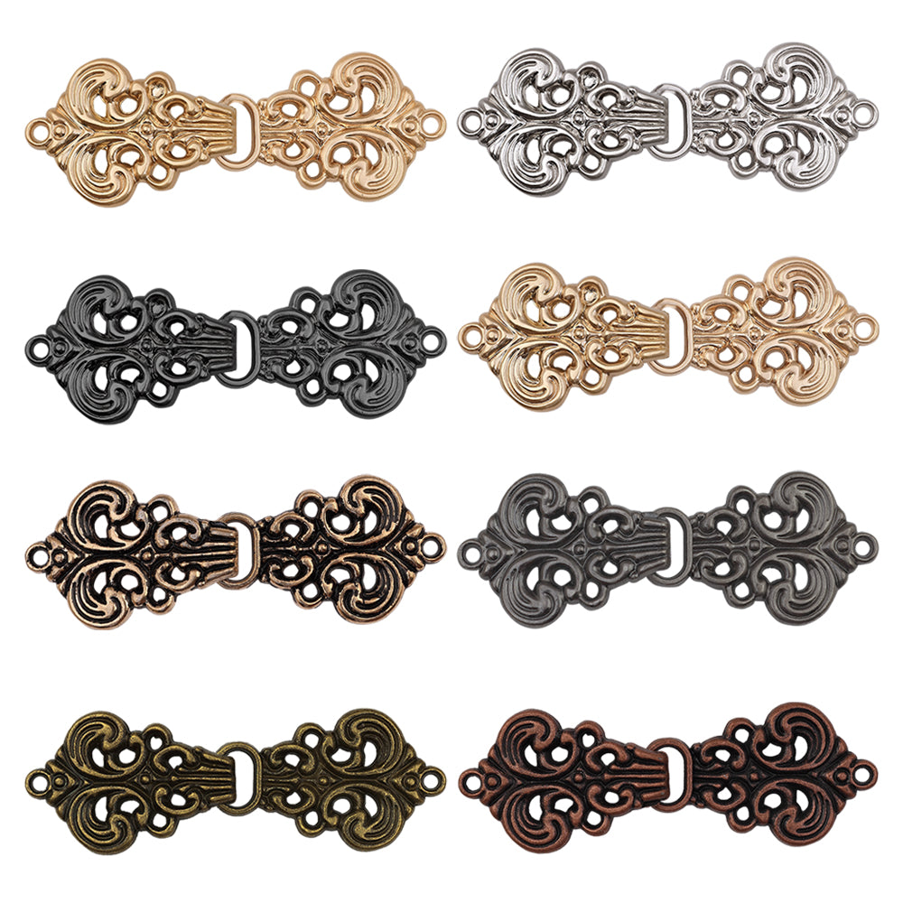 Beautiful Filigree Design Metal Clasp Closure for Dresses – JHONEA ...