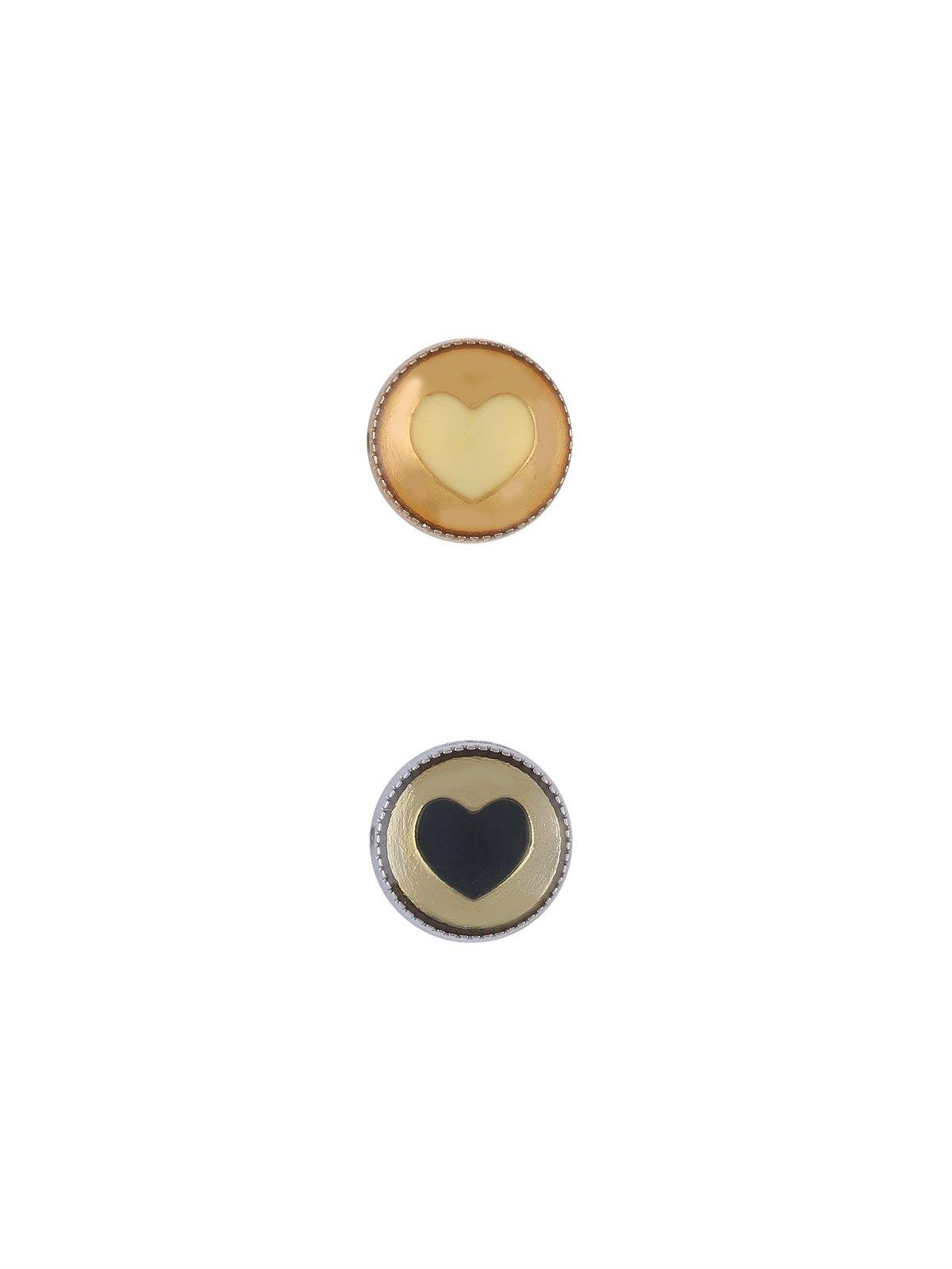 Classy Round Shape Lamination Metal Buttons For Clothing – JHONEA ...