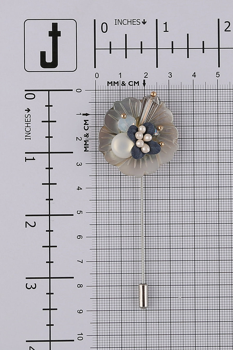 Elegant Handcrafted Silver Unisex Lapel Pin for Suits – JHONEA ACCESSORIES